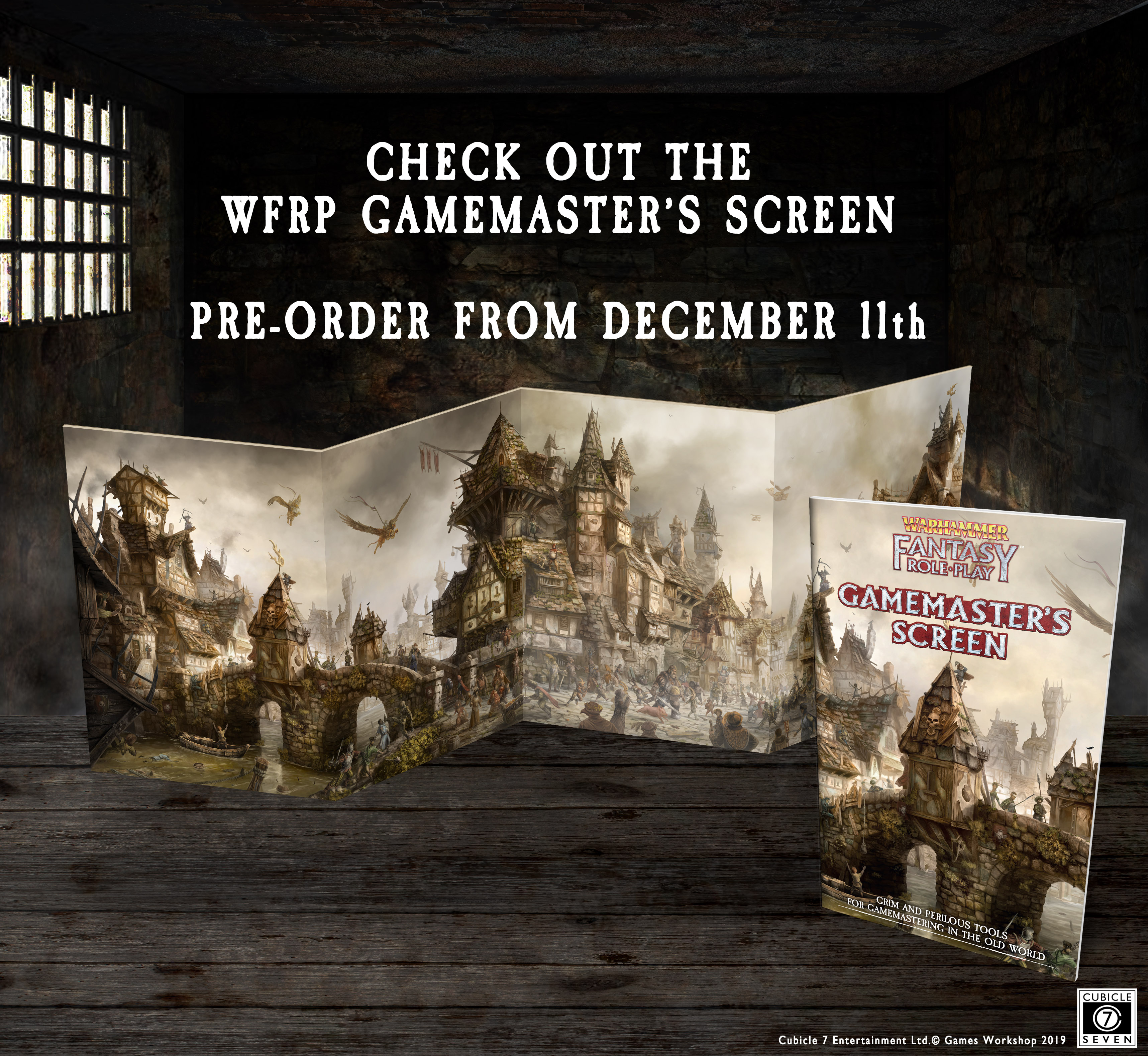 WFRP GM SCREEN & UBERSREIK ADVENTURES PRE-ORDER